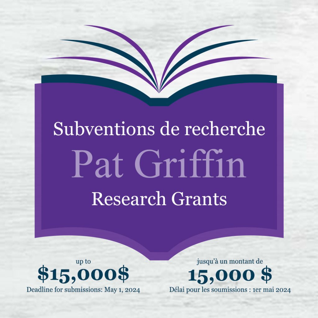 Annual Pat Griffin Research Grants | Canadian Association of Schools of Nursing / Association ...