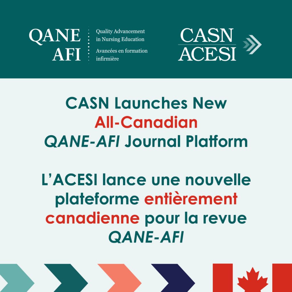 CASN Launches New All-Canadian QANE-AFI Journal Platform | Canadian ...