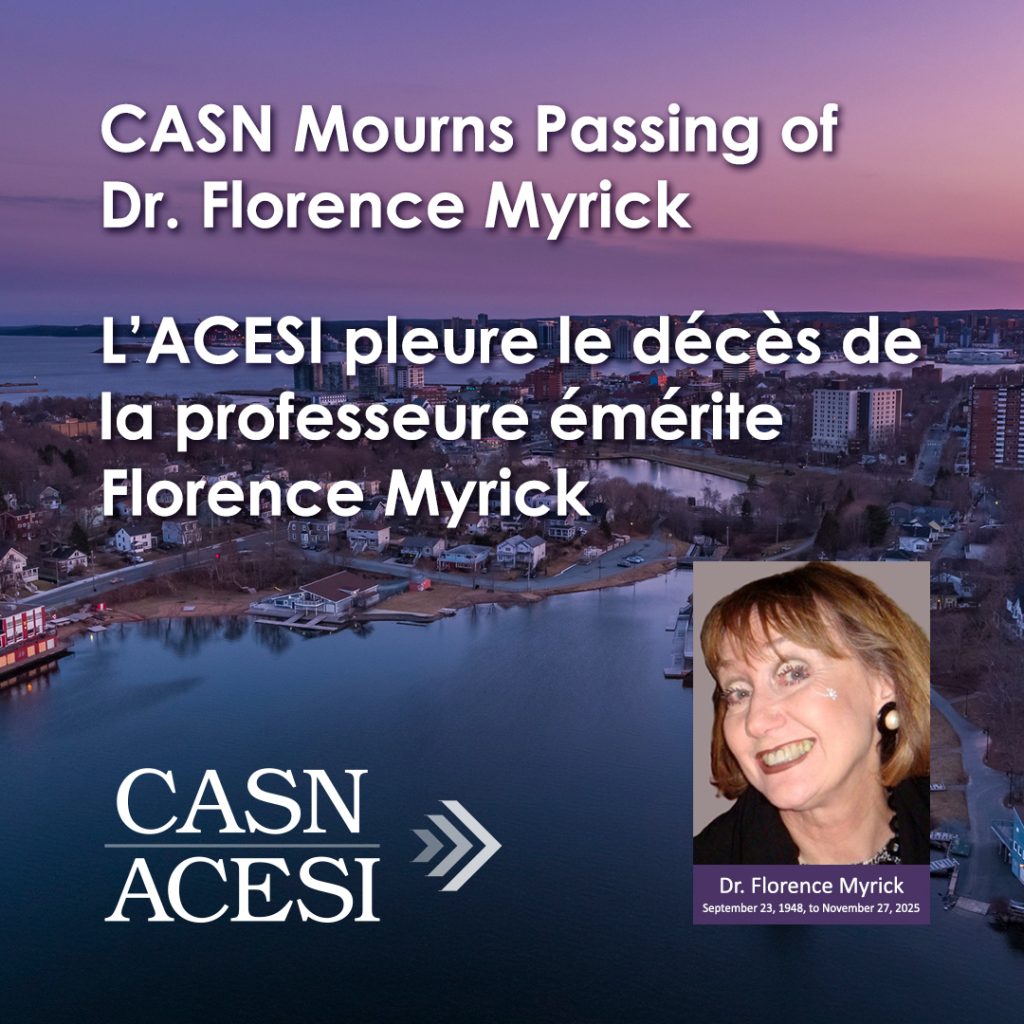 L’ACESI pleure le décès de la professeure émérite Florence Myrick ...